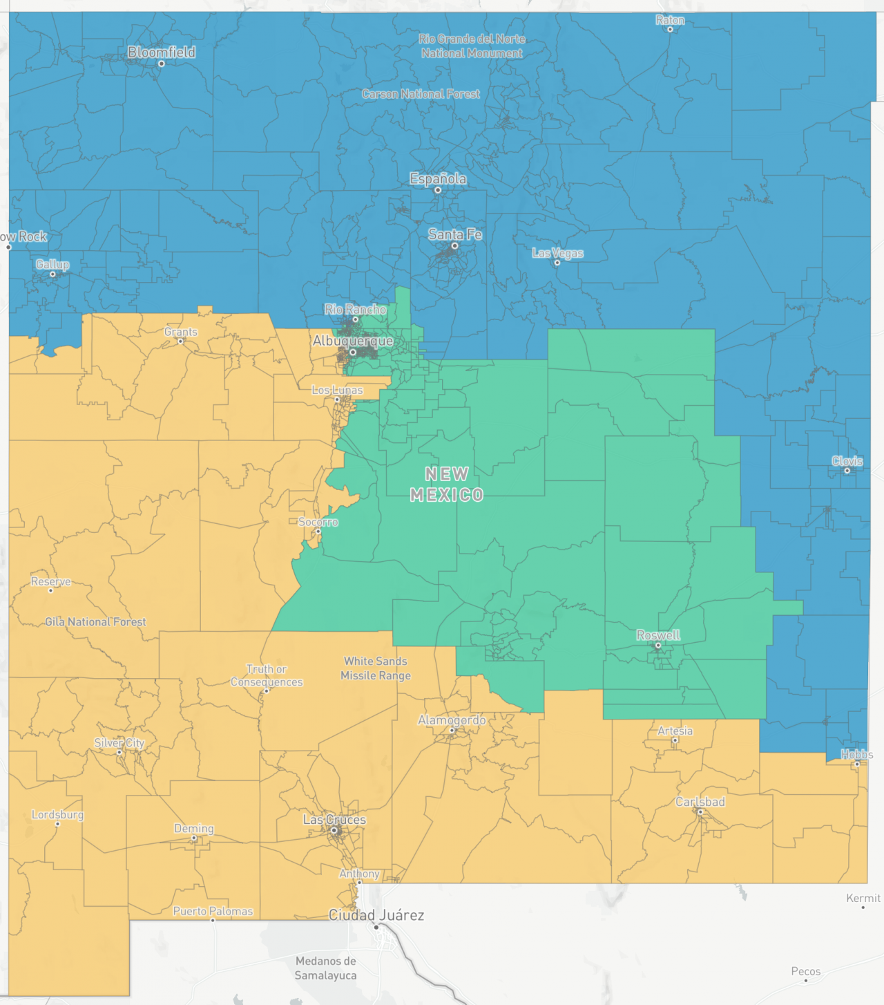 Map Concepts - New Mexico Citizens Redistricting Committee